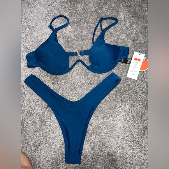 Cider | Swim | Blue Swimsuit | Poshmark